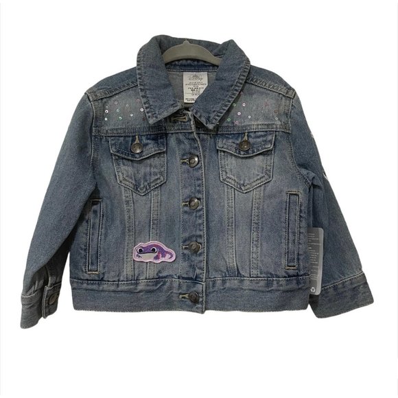 Disney | Jackets & Coats | Disney Girls Frozen Denim Jacket 2 | Poshmark